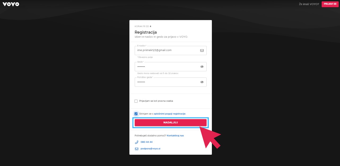 Prijava v VOYO | T-2: Tako, kot mora biti